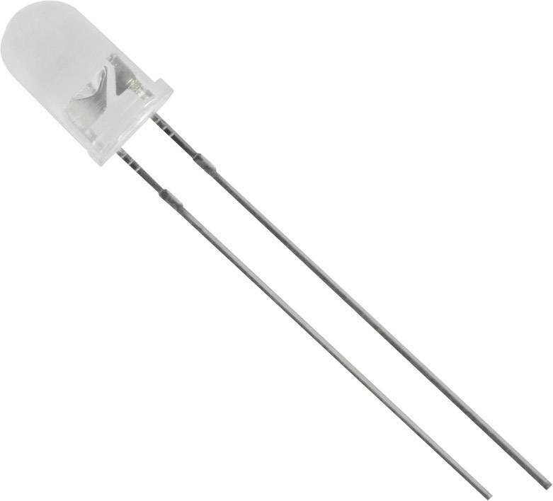 Tru Components 1577385 difuzna LED bela okrugla 5 mm 2250 mcd 20 , 25 20 mA