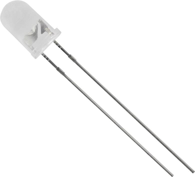 Tru Components 1577357 difuzna LED plava okrugla 5 mm 1000 mcd 40 20 mA