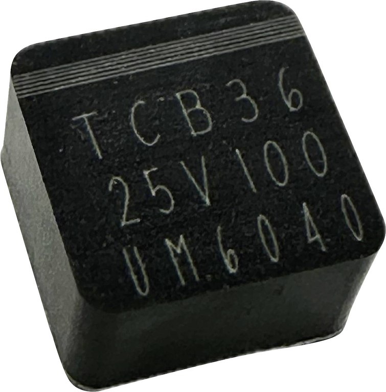 Tru Components elektroliticki kondenzator SMD 604 100 mikroF 25 V 20% (L * s * V) 6,5 * 6,5 * 4,0 mm