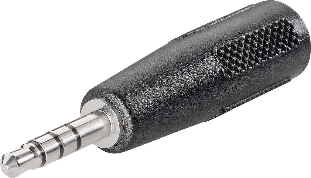 Dzek adapter, 3,5 mm utikac – 3,5 mm stereo uticnica, st. stubovi:4 Tru Components