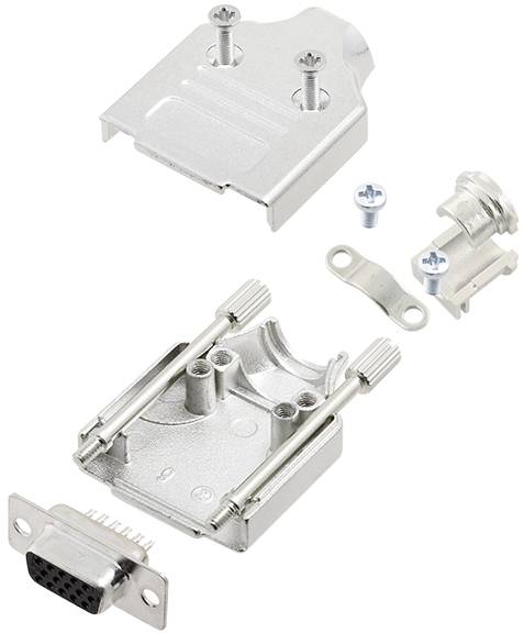 Tru Components TCMHDM09HDS15K 7708828 D-Sub uticnica – set 180 broj pinova: 15 vrh za lemljenje