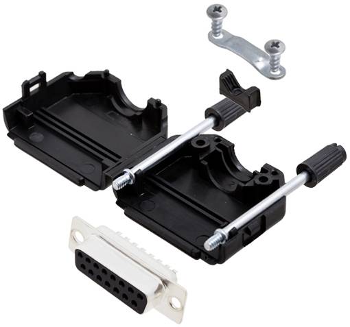 Tru Components TCDPPK15BKDMSK 7708824 D-Sub uticnica – set 180 broj pinova: 15 vrh za lemljenje