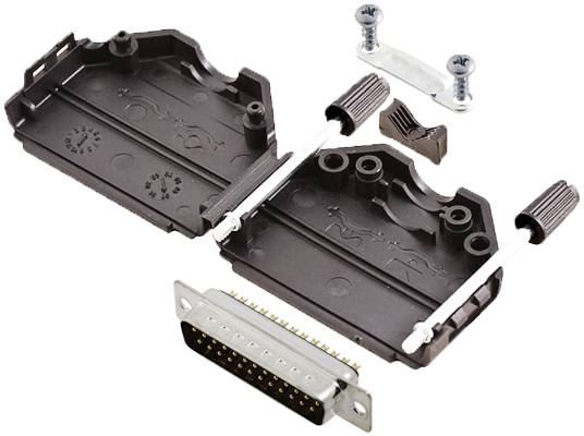 Tru Components TCDPPK25BKDMPK 7708600 set D-Sub pin traka 180 broj pinova: 25 vrha za lemljenje