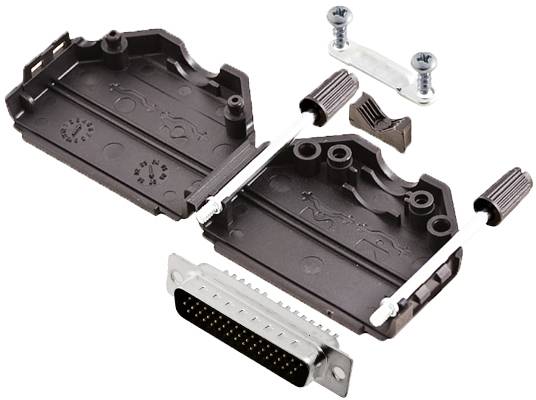 Tru Components TCDPPK25BKHDP44K 7709000 set D-Sub pin trake 180 broj pinova: 44 vrh za lemljenje