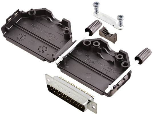 Tru Components TCDPPK25BKDBPK 7709912 set D-Sub pin traka 180 broj pinova: 25 vrha za lemljenje