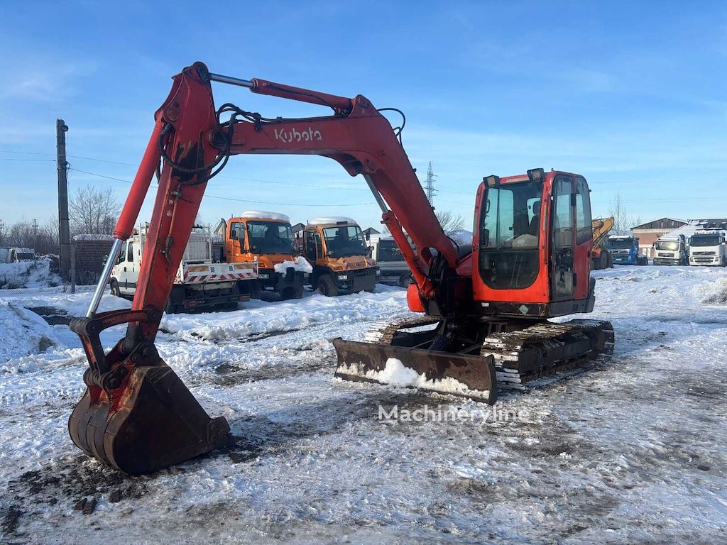 Prodaje se Kubota KX080-3 bager guseničar na aukciji