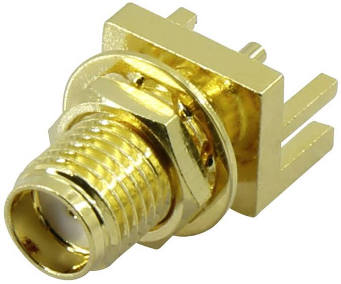 SMA konektor, uticnica, vertikalna montaza 50 Ohm Tru Components SMA-KE2