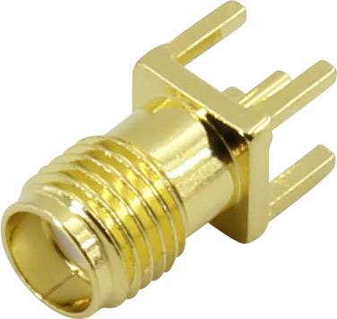 SMA konektor, uticnica, vertikalna montaza 50 Ohm Tru Components 93038c9