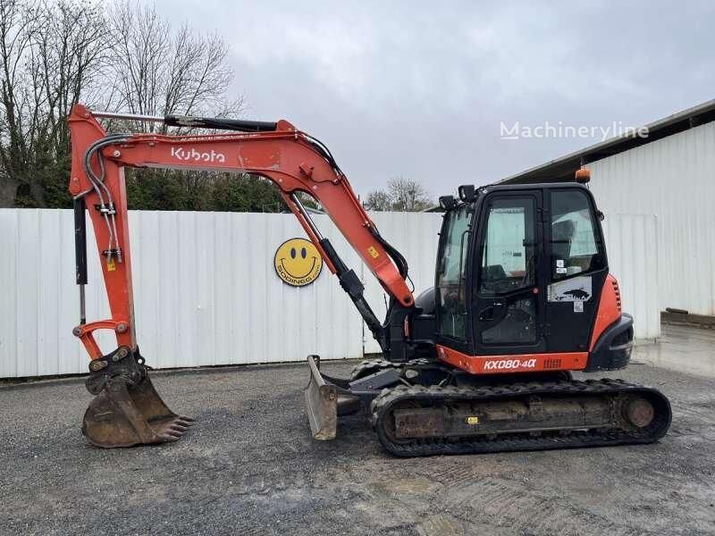 Kubota KX080-4A midi bager