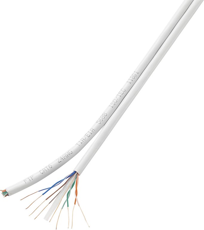 Mrezni kabl CAT 6 U/UTP 8 * 2 * 0,196 mm beli Tru Components 1567359 100 m