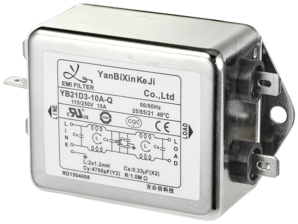 Tru Components TC-10471948 filter za buku 250 V/AC 10 A 1,2 mH (D * S * V) 75 * 51 * 37 mm