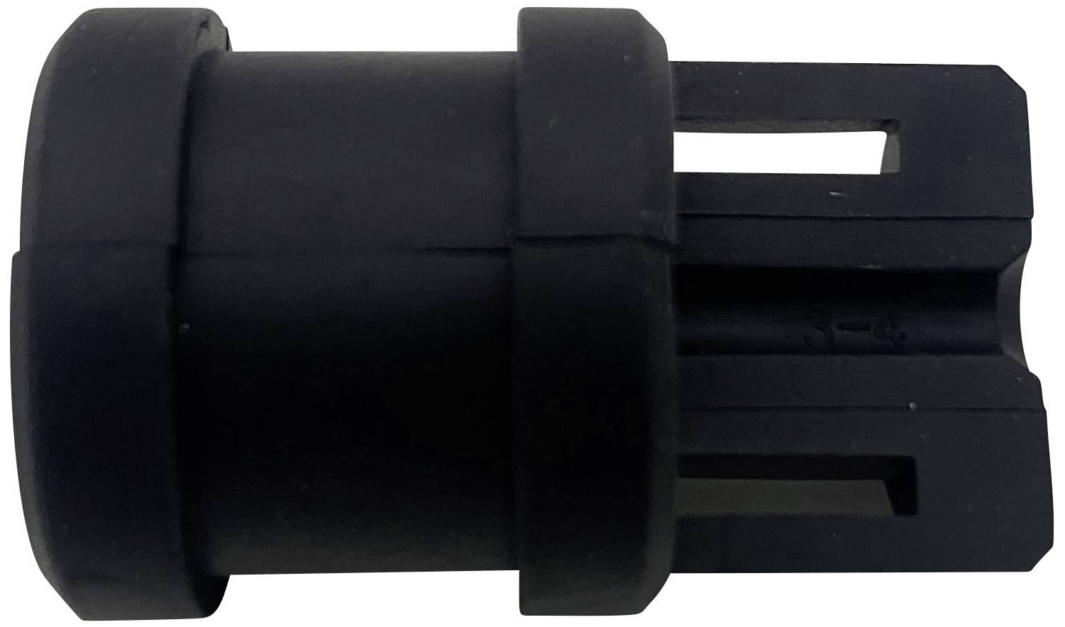 Tru Components TC-KDT/Z 03 kablovska uvodnica nazubljena Stezaljka fi (maks.) 4 mm termoplasticna guma crna