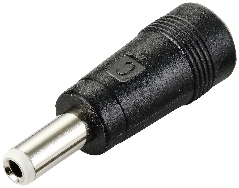 Tru Components TC-10335996 niskonaponski adapter niskonaponski muski konektor – niskonaponski zenski konektor 5,5 mm 2,5 mm 5,5 mm 2,1 mm