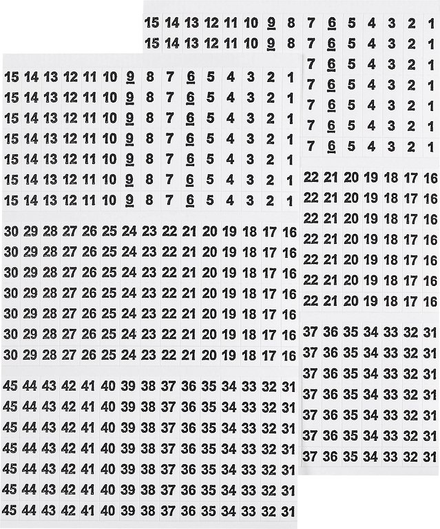 stampana samolepljiva etiketa 1 – 45 606629 1566879 Tru Components