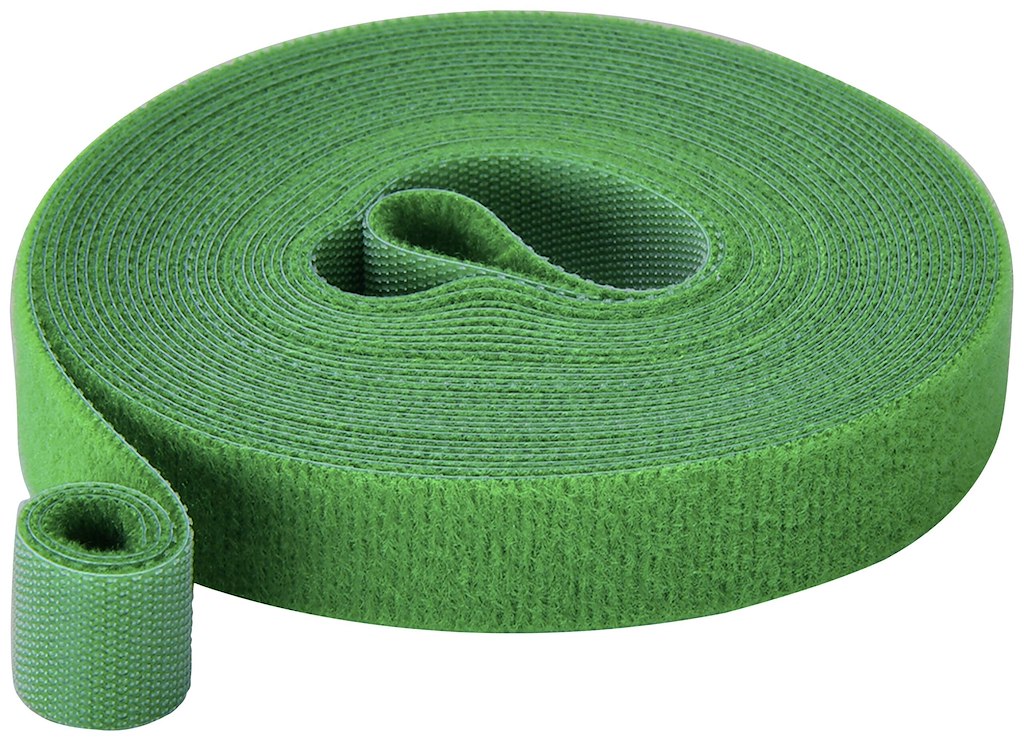 Tru Components T24CA061 Velcro traka za umotavanje i mekana vunena tkanina (D * s) 5 m * 15 mm zelena 5 m