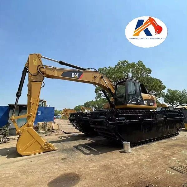 Caterpillar 320D amphibious bager amfibija
