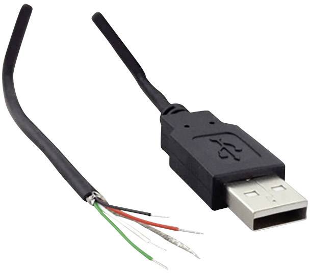 Pravi muski konektor USB A utikac 2.0 TC-2524010 Tru Components100 kom