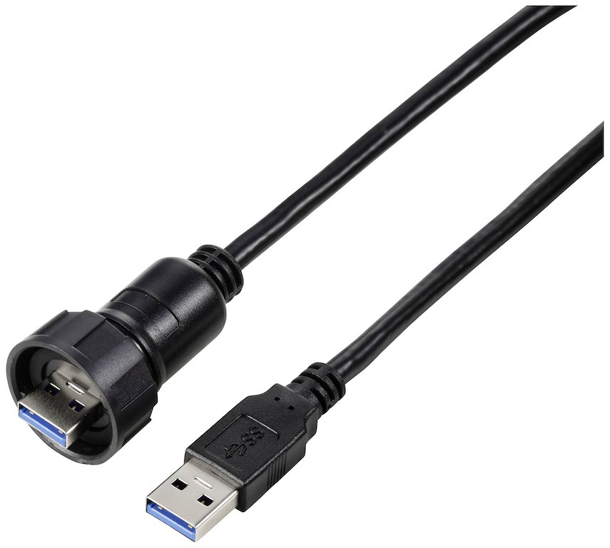 Tru Components TC-12770412 USB 3.0 adapter ukljucujuci 1 m kabl IP67