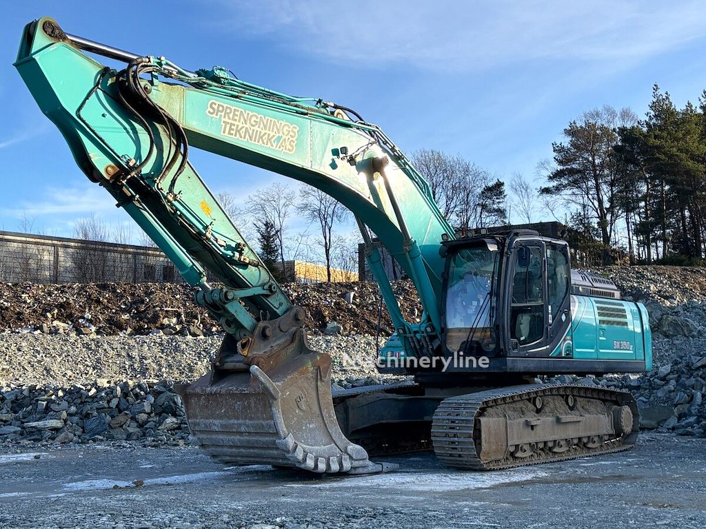 Prodaje se Kobelco 2019 Kobelco SK350LC-10E beltegraver - 2 skuffer - Leica GPS - 6 bager guseničar na aukciji