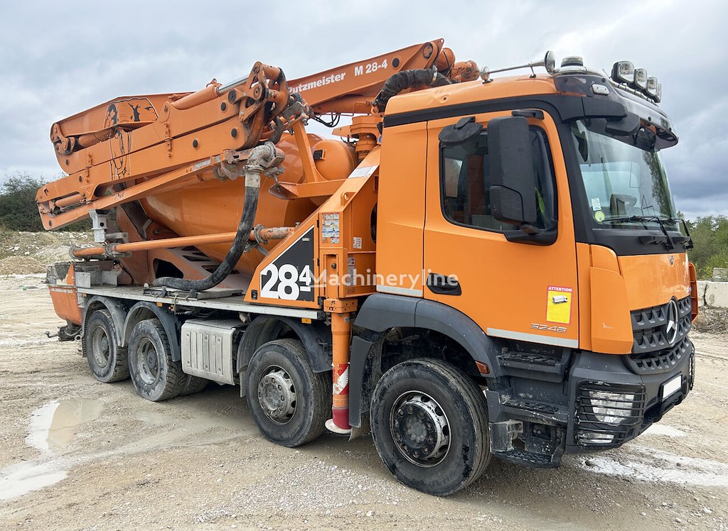 Putzmeister TMM 28-4-67 Q na šasiji Mercedes-Benz Arocs 3246 pumpa za beton