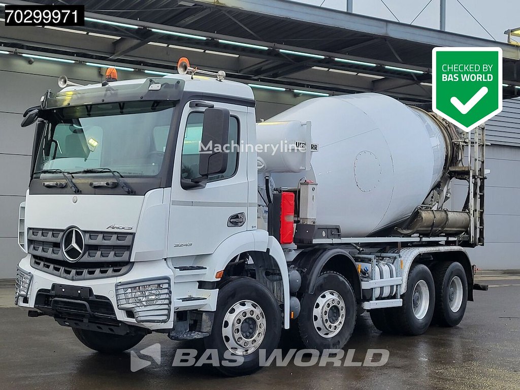 Mercedes-Benz Arocs 3243 8X4 9m3 Liebherr mixer Steelsuspension Big-Axle Autom kamion s mešalicom za beton