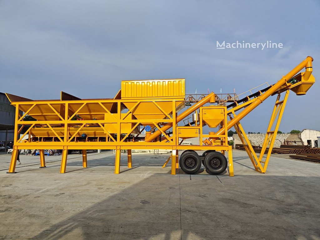 Nova 60m³/h Mobile Dry Mix Concrete Batching Plant mobilna fabrika betona