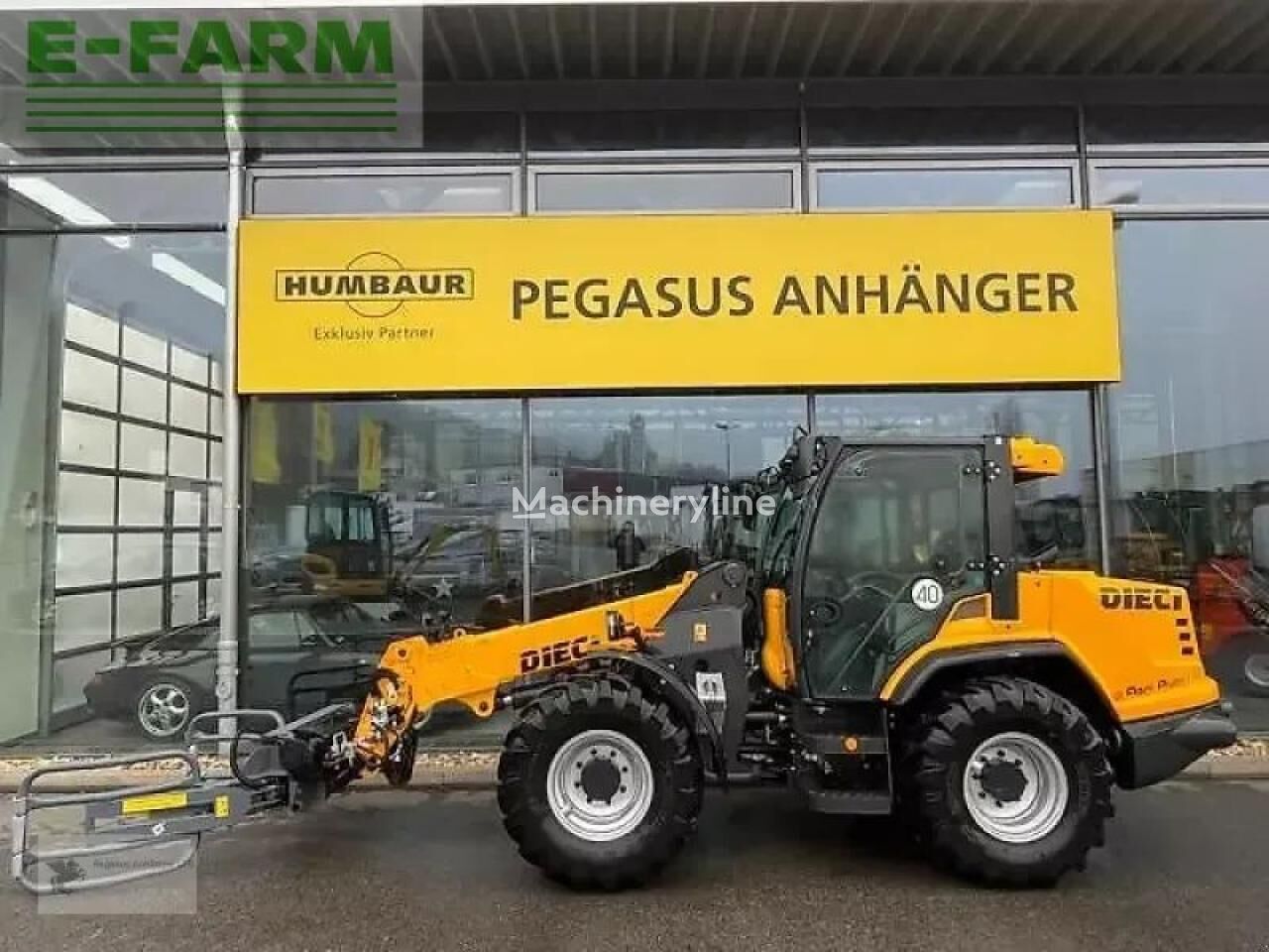 Dieci agri pivot t60 teleskopradlader vorführer 40km/h klima teleskopski prednji utovarivač