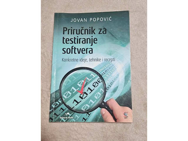 Priručnik za testiranje softvera - Jovan Popović