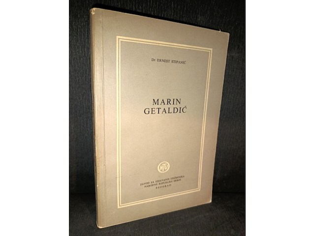 MARIN GETALDIĆ - Ernest Stipanić