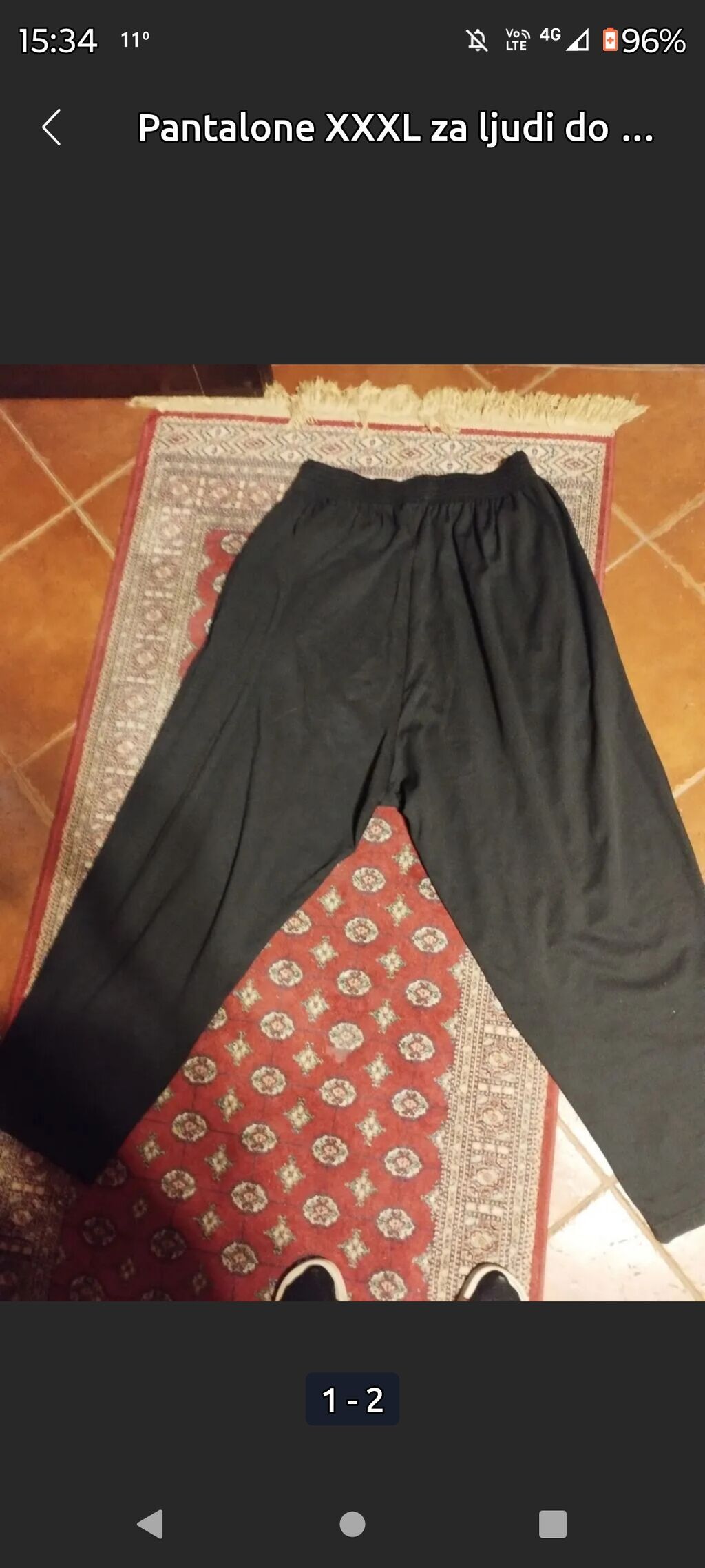 Muške pantalone XXXL Do 135kg nove