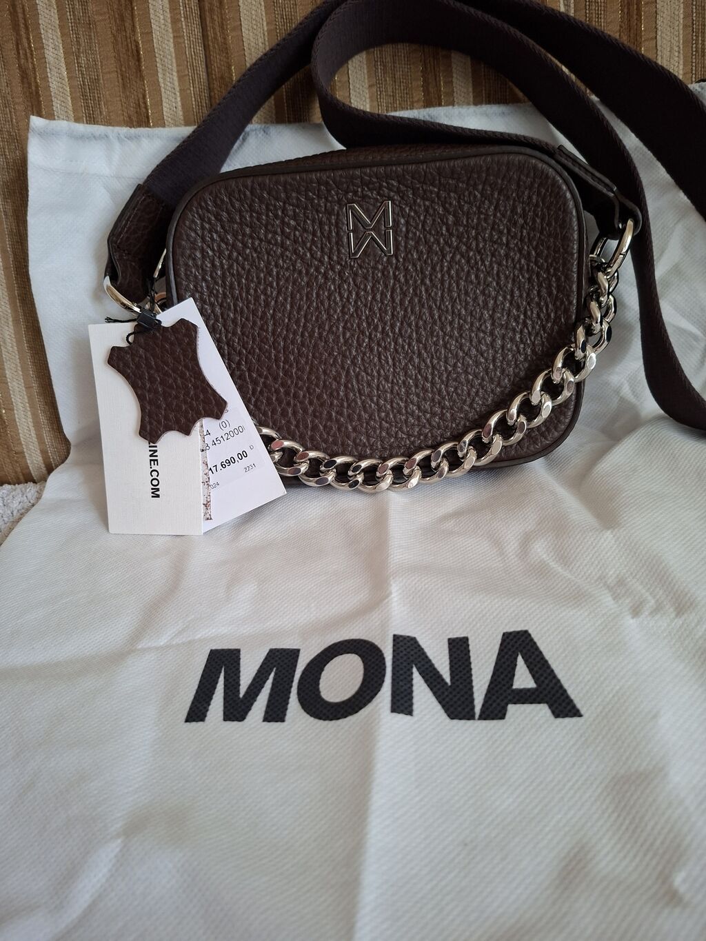 MONA kožna crossbody torba - Model: 3150831-4 (oznaka na etiketi) -