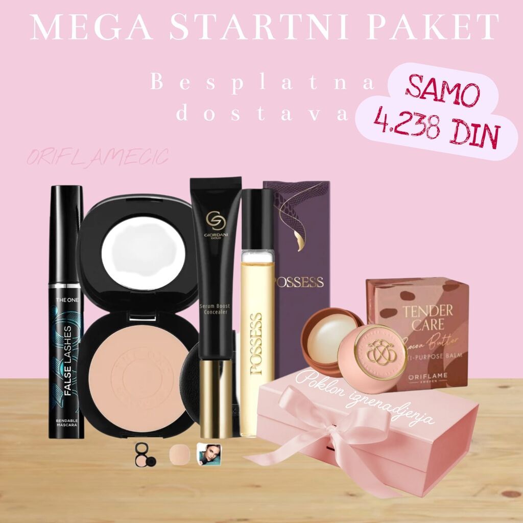 MEGA STARTNI PAKETI – Oriflame kolekcije sa besplatnom dostavom