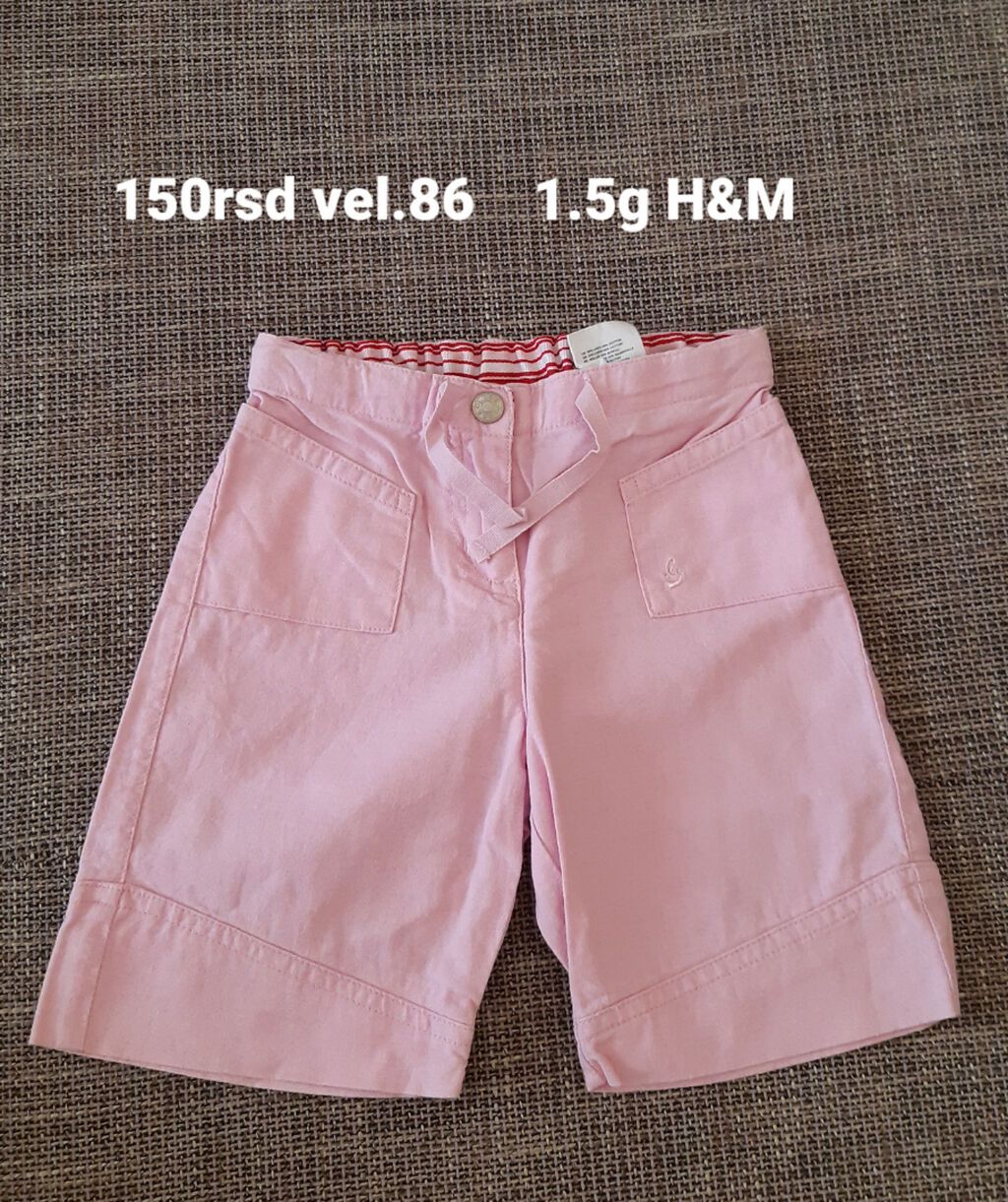 H&M L.O.G.G. dečje šorts pantalone - Model: šorts sa dva prednja