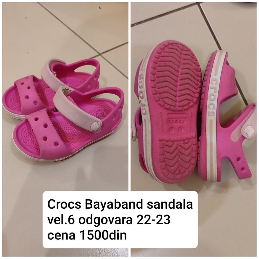 Crocs Bayaband dečije sandale - Veličina: 6 (odgovara brojevima