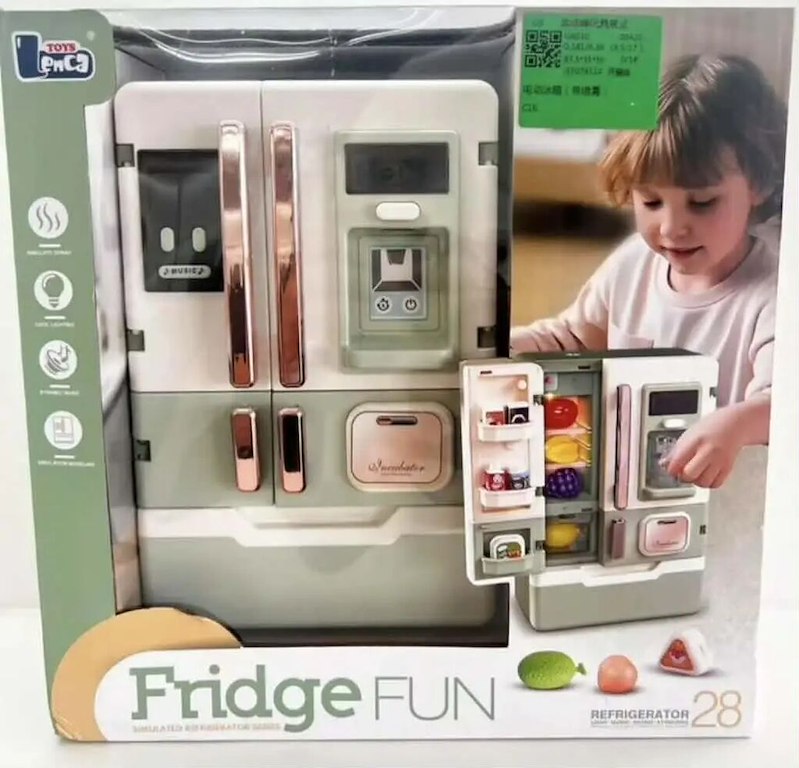Dečji set – igračka frižider “Fridge Fun” sa dodacima - Realističan