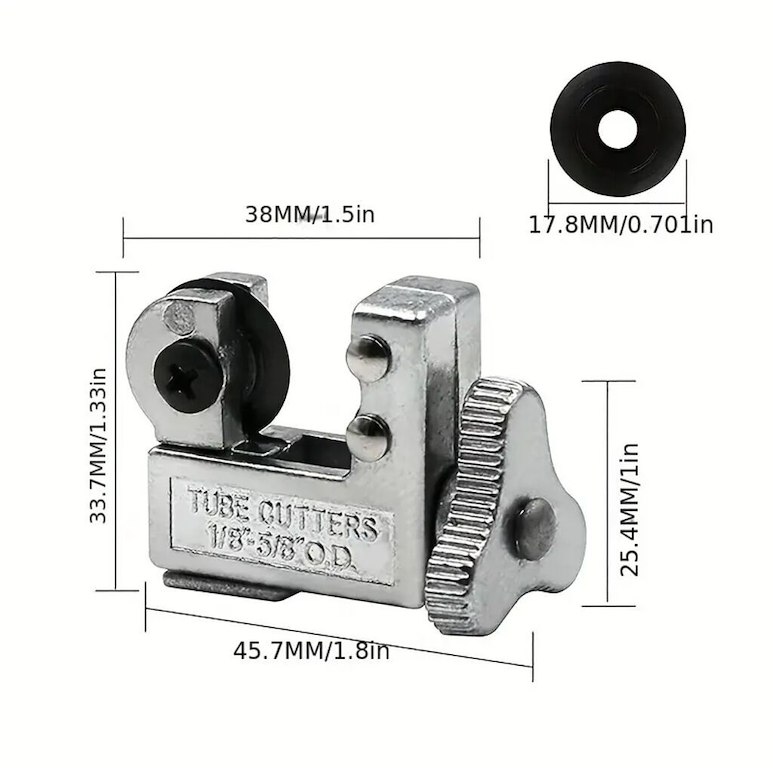 Mini rezač cevi 1/8–5/8 O.D. (3–16 mm) - Kompaktan ručni alat za