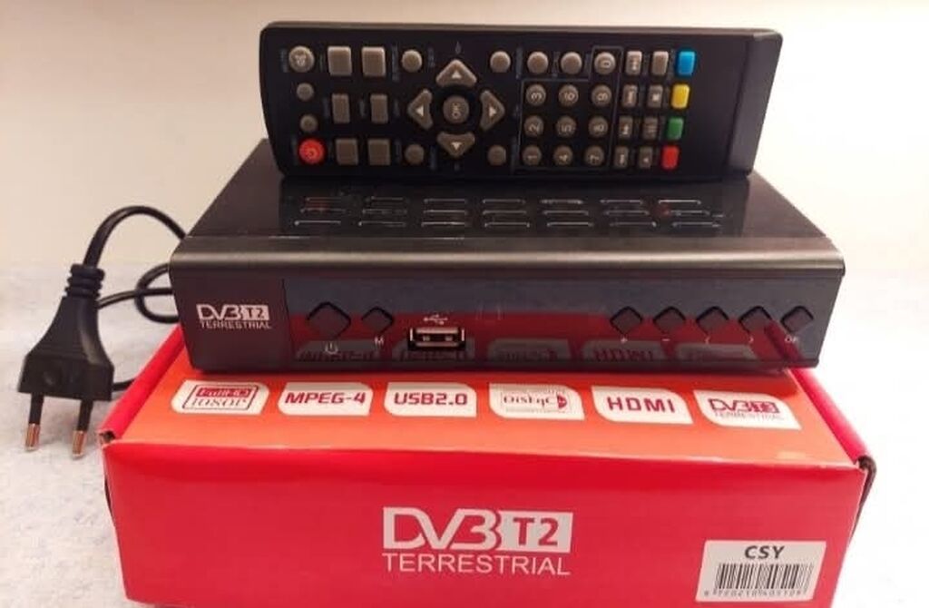 DVB T2 Terrestrial Set Top Tv Box za besplatnu televiziju Cena 3000