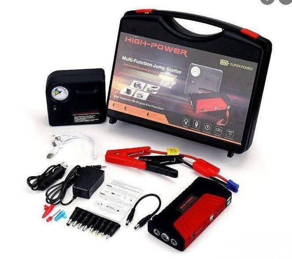Cena: 6300din Auto starter / power bank / kompresor TM15 16800mAh 12V