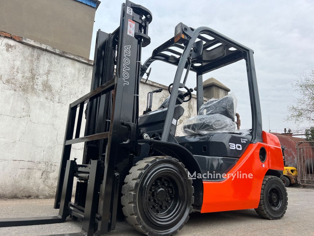 Toyota FD30 3T Shanghai Used Forklift For All Brands dizel viljuškar