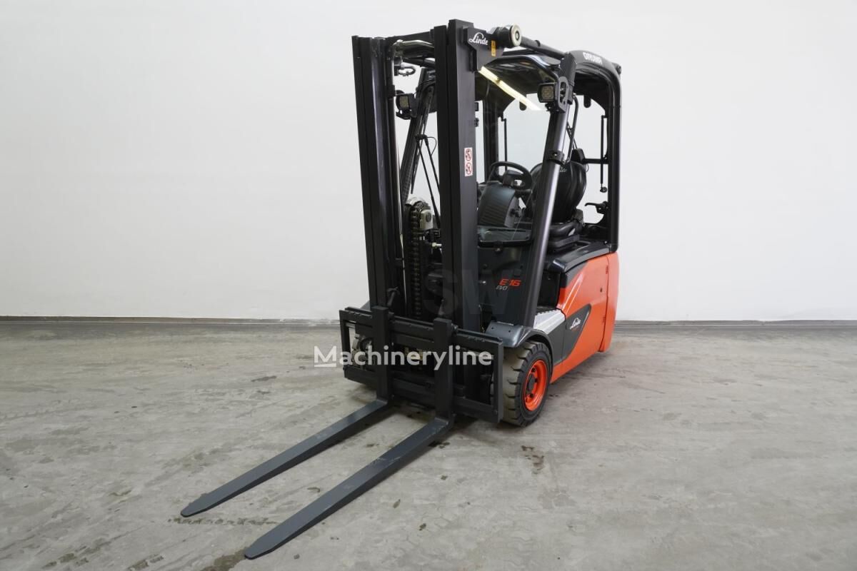 Linde E 16 C EVO 386-02 električni viljuškar