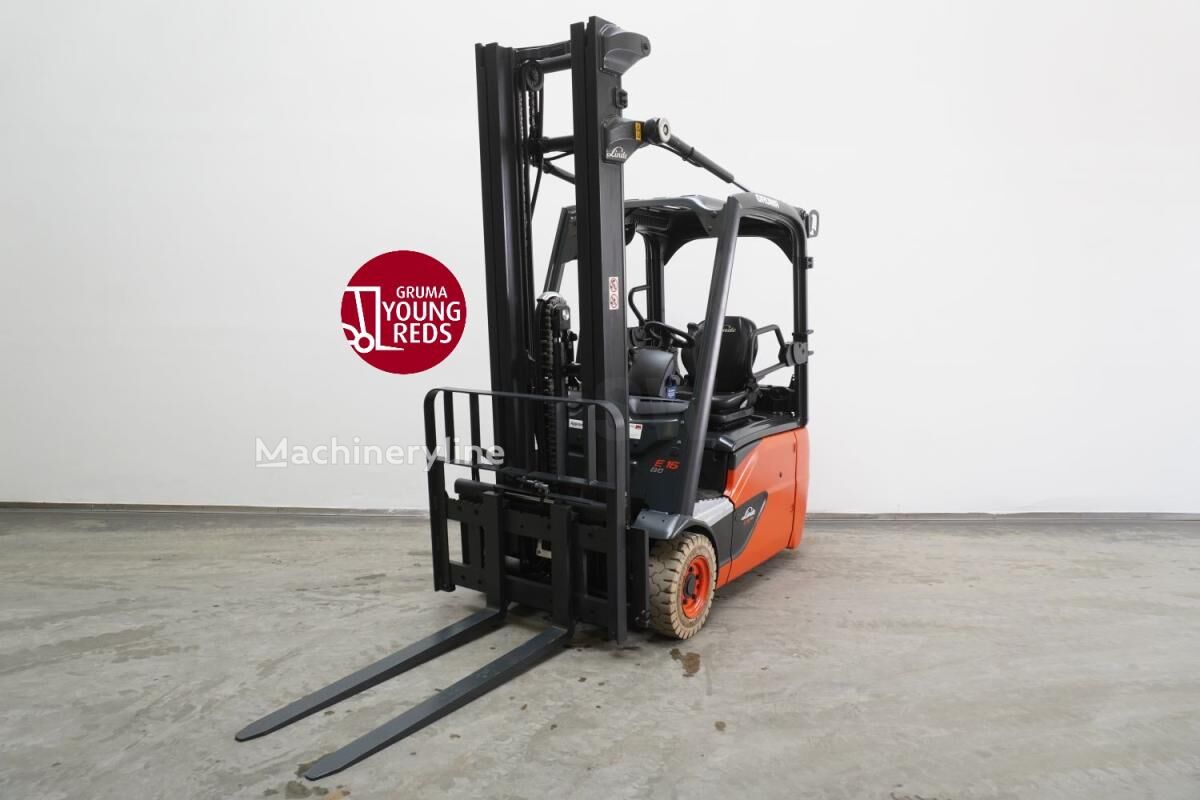 Linde E 16 EVO 386-02 električni viljuškar