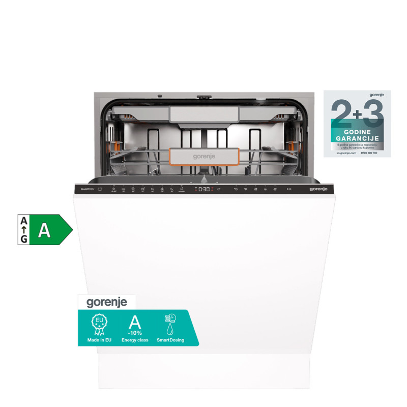 Gorenje ugradna mašina za pranje sudova GV693A65UVAD + poklon Somat Gel i Machine Cleaner