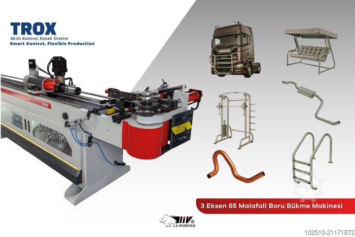 Mašina za savijanje cevi
Liv Makina 3 Axis 65 CNC TROX