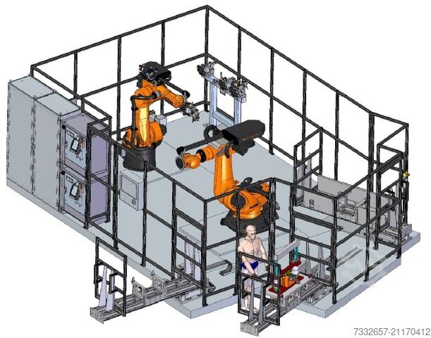 Robot za zavarivanje
DALEX / KUKA Spotwelding Cell Robot manipulated