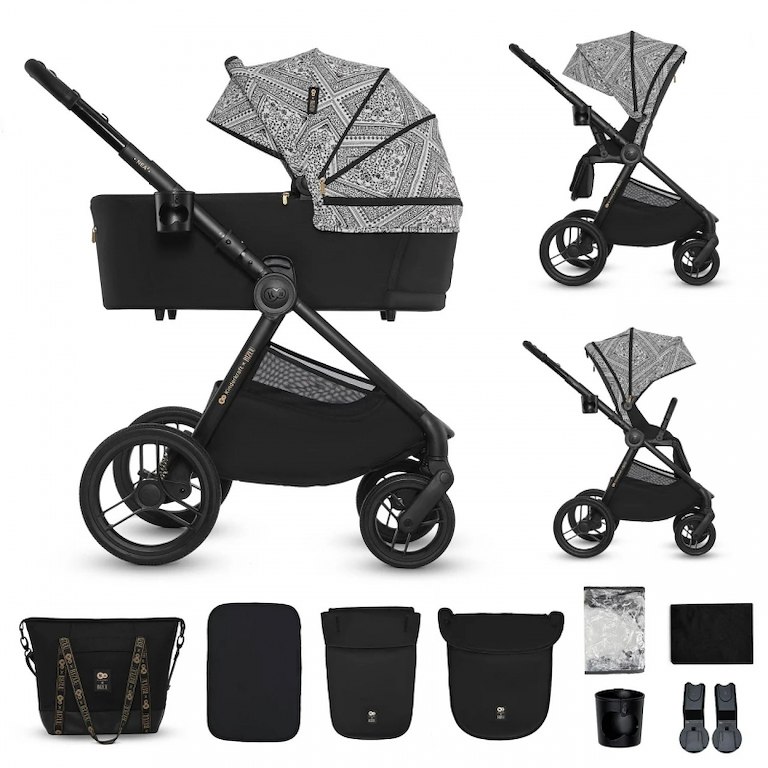 Kinderkraft Nea 2 kolica 2u1 Lunar Black Bizuu
