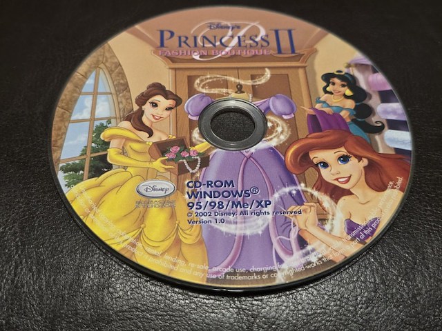 DVD PC game Disney Princess II