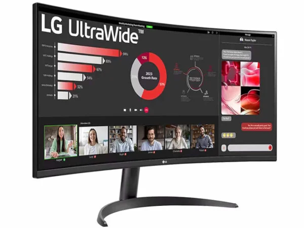 LG Monitor 34WR50QK-B.AEU 34'' VA, 21:9, zakrivljen 3440x1440 100Hz 5ms