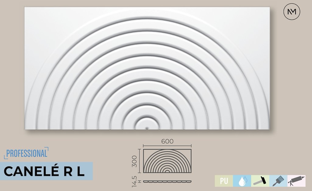 Zidni panel CANELÉ R L