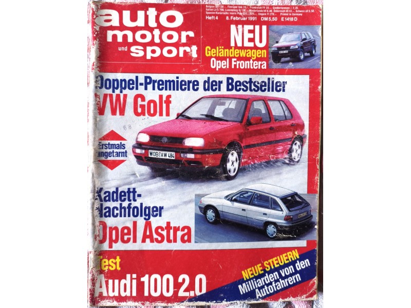 Auto Motor und Sport 8. februar 1991. nemački