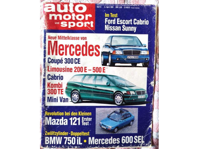 Auto Motor und Sport 5. april 1991. nemački